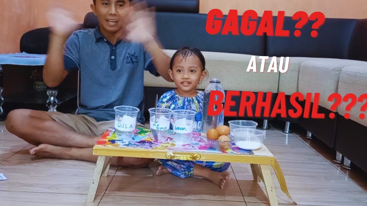 EKSPERIMEN INI BERHASIL APA GAGAL YA??? - YouTube