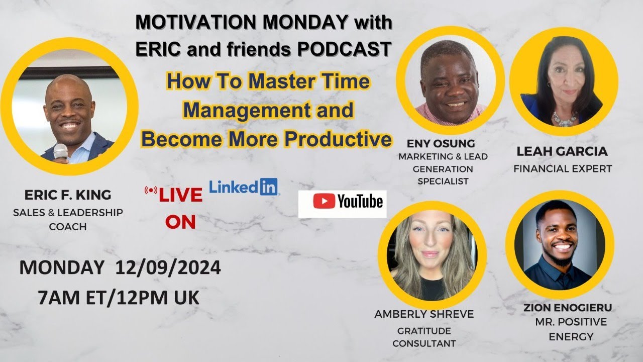 How To Master Time Management and Become More Productive - YouTube