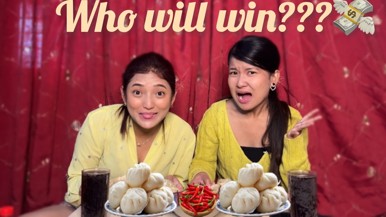 50 MOMO Challenge with Spicy Chutney 🌶️ || FT. @ItsmeMuskan || Anjali ...