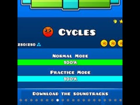 cycles (niveles de robtop) - YouTube