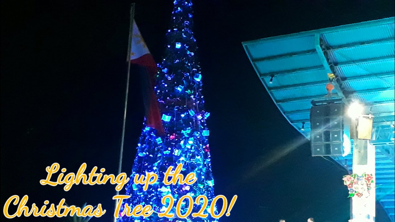 Lighting up the Christmas Tree in Ormoc City 2020 - YouTube