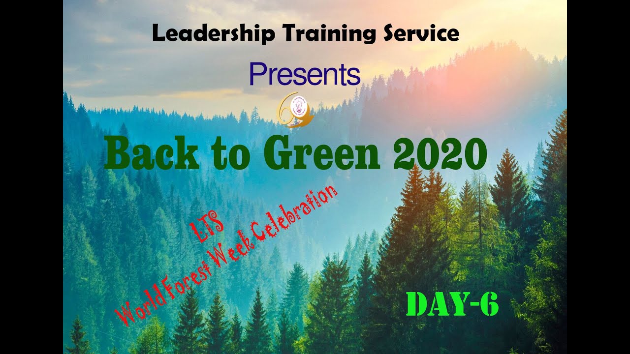 LTS World Forest Week Celebration_Back to Green (Day 6)_By Fr.John ...