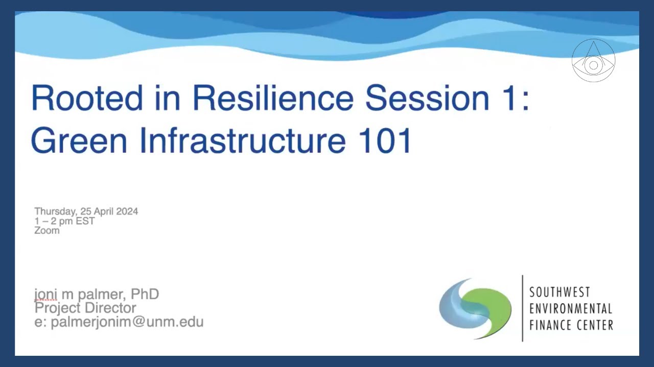 Green Infrastructure 101 with dr. joni m. palmer - YouTube