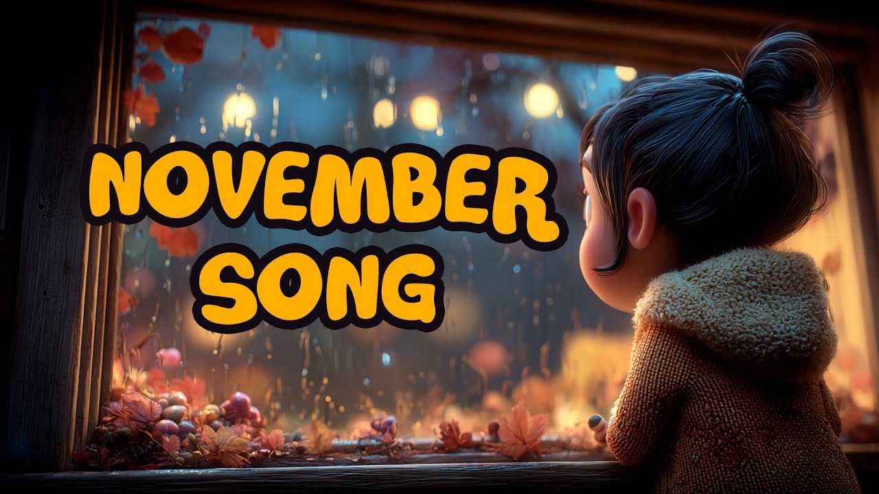 The November Song for Kids 🍁☕ | Autumn Music for Preschoolers ...