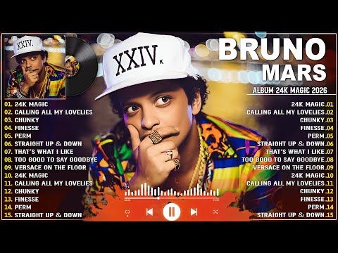 Bruno Mars Playlist 2026 | 24K Magic Full Album