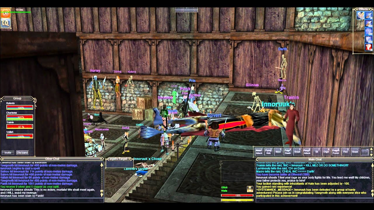 Everquest Innoruuk Raid - Lockjaw Progression server - YouTube