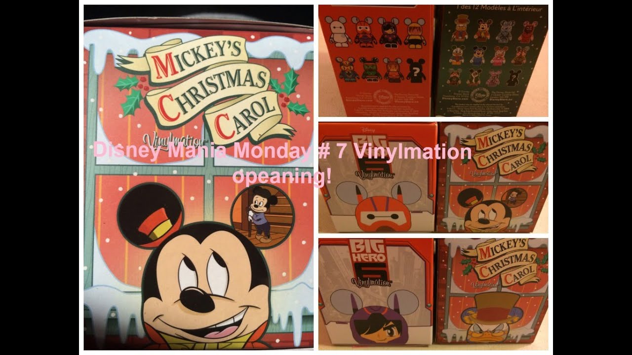 Disney Mania Monday Vinylmations (Mickey's Christmas Carol and Big Hero ...