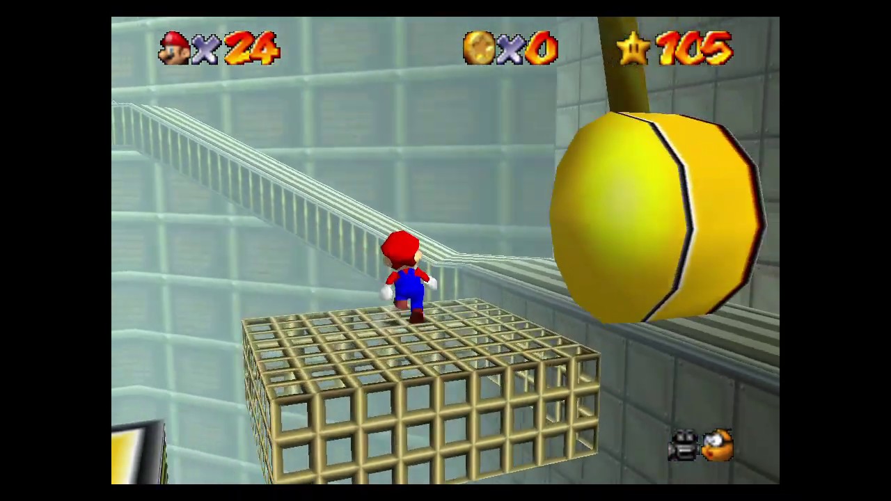 Super Mario 64 100% Walkthrough Part 92 - The Pit And The Pendulums ...