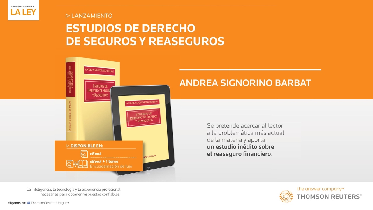 Estudios de Derecho de Seguros y Reaseguros - Andrea Signorino Barbat - YouTube