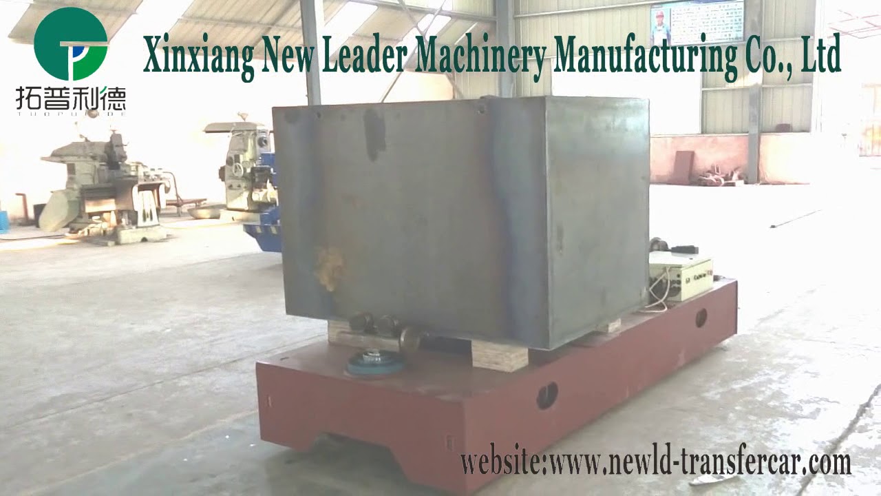 vertically and horizontally moving trackless transfer car - trolley ...