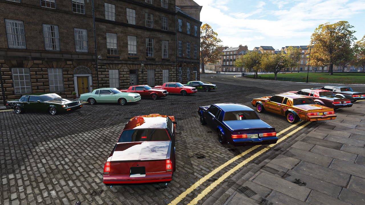 ForzaHorizon 4| Hood Car Meet G Body's & Donks -Big Rims Street ...