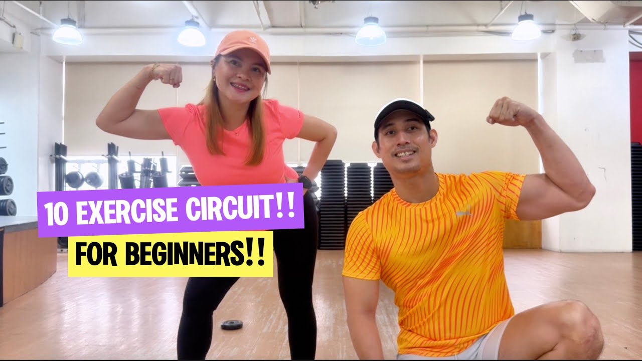 10 Exercise Circuit For beginner. All Standing With Warm Up - YouTube