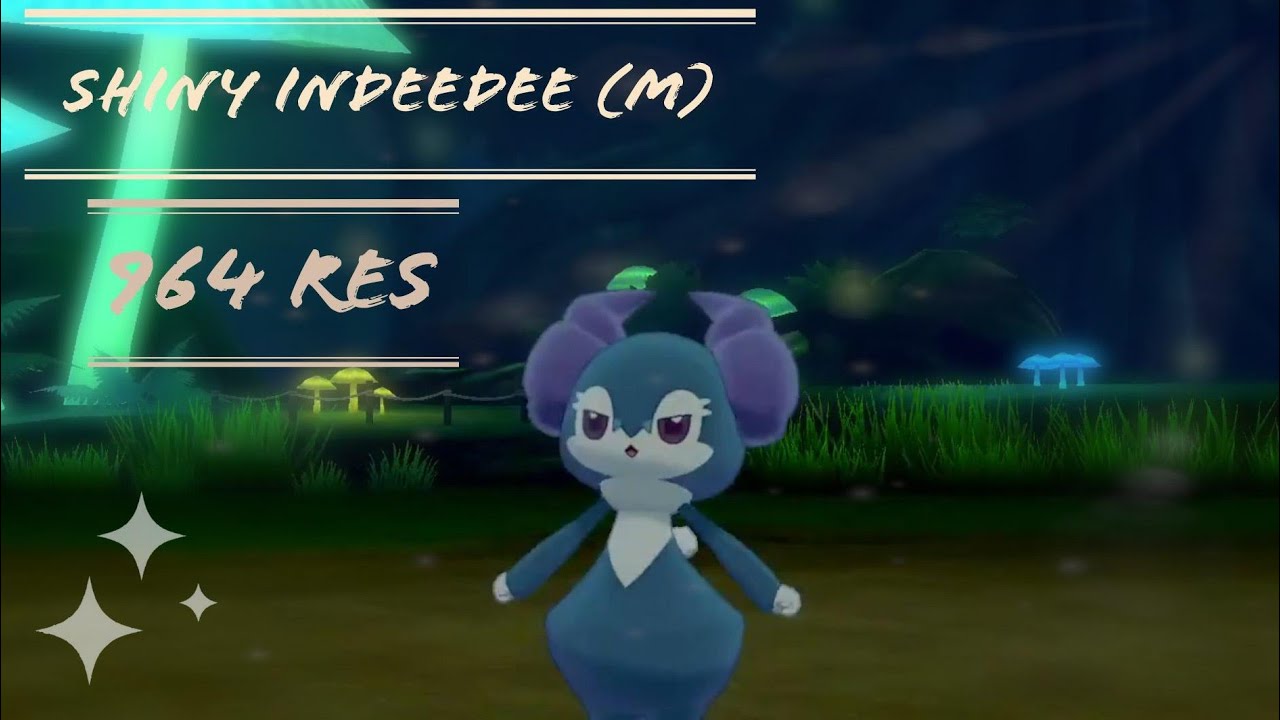 Shiny Indeedee {M} (Phase one for Shiny Authentic Sinistea) - YouTube