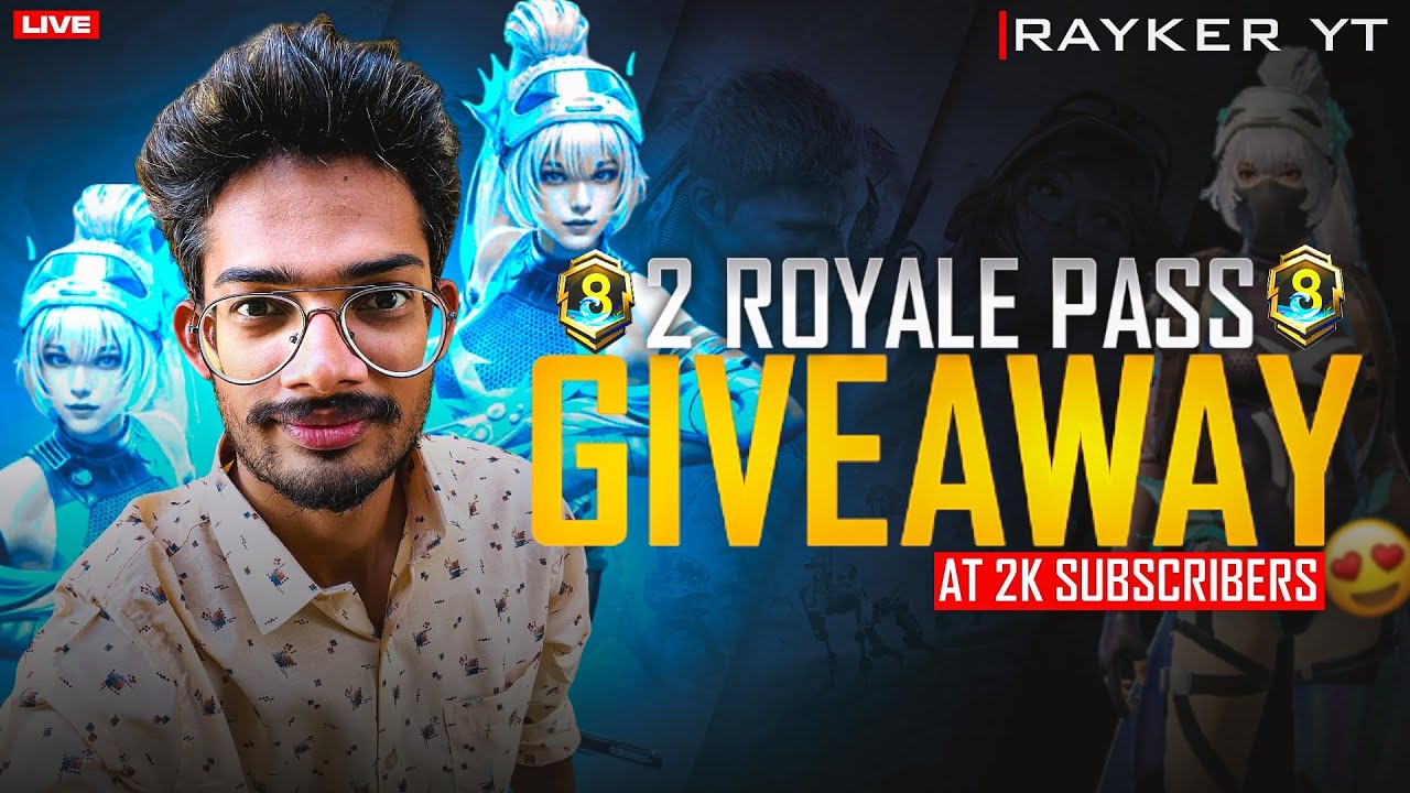 2RP GIVEAWAY AT 2K SUBSCRIBERS ️ | TELUGU HINDI ENGLISH #raykeryt # ...