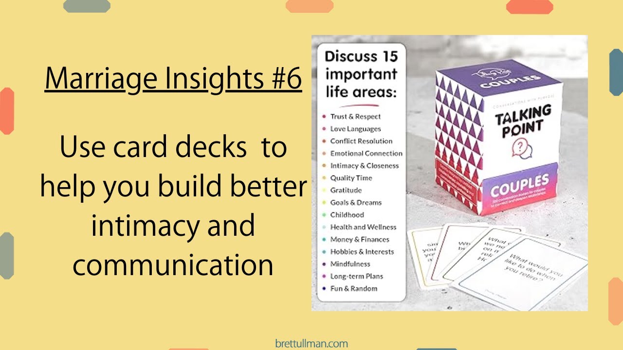 Marriage Insights #6 - card decks for improved communication - YouTube