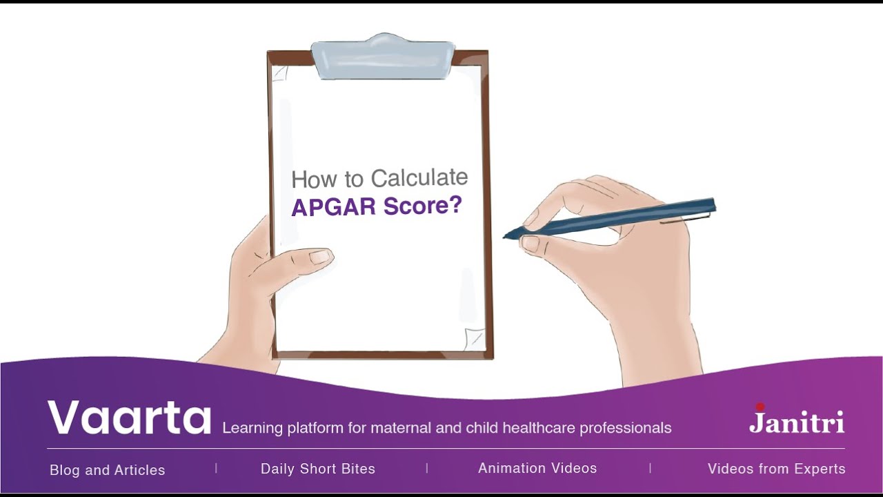 How to calculate APGAR score (English) - YouTube