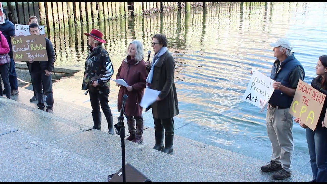 Coastal Protection Act press conference, October 2023 - YouTube