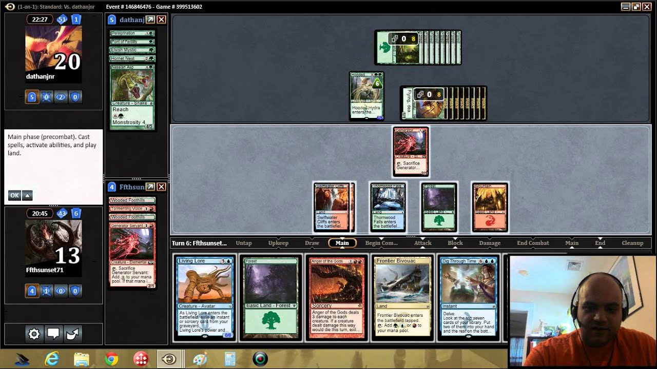 MTGO Magic the Gathering Odds and Ends RUG Lore Match 2 - YouTube