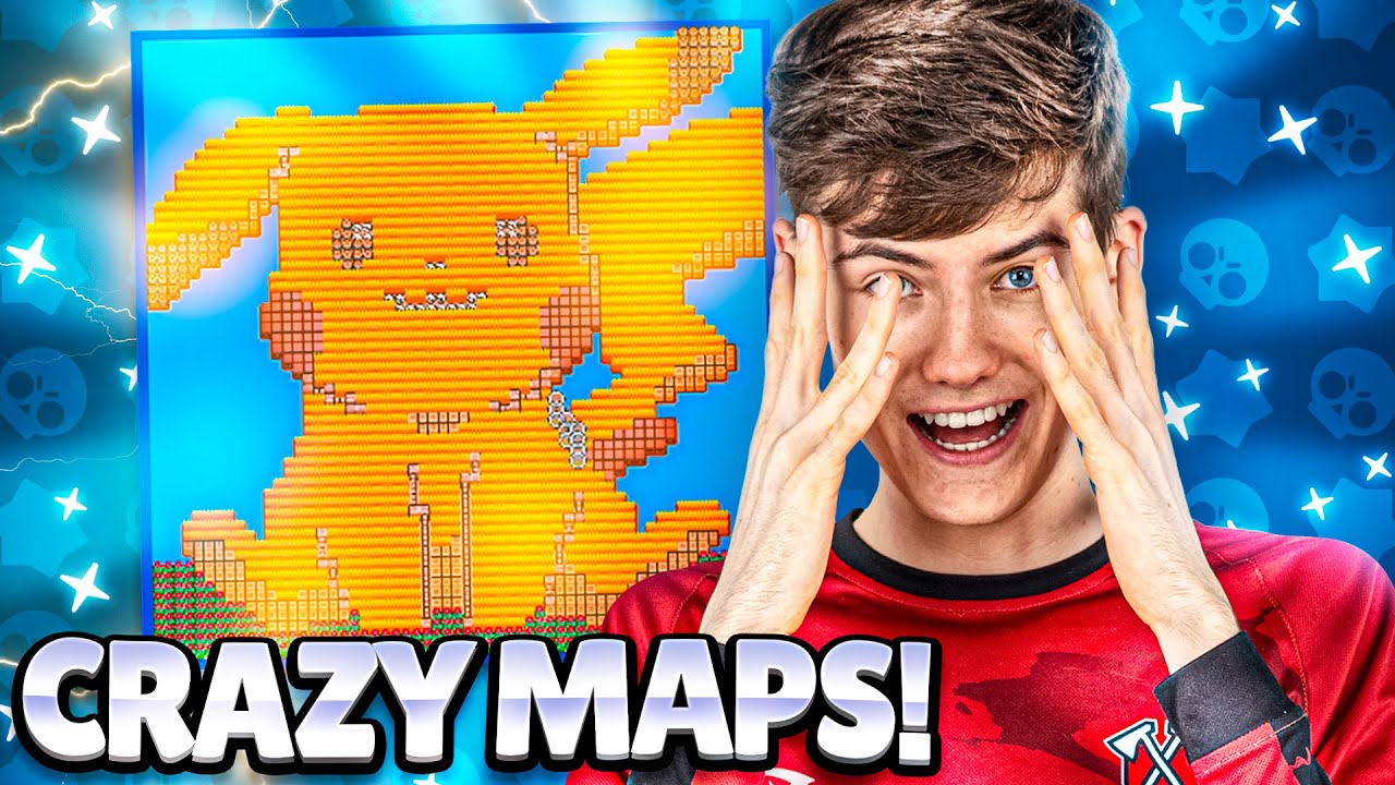 Playing CRAZY CUSTOM SHOWDOWN MAPS (Ft. Pikachu) - YouTube