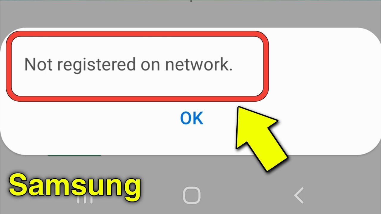 Not Registered On Network Samsung | Samsung A50 Not Registered On ...