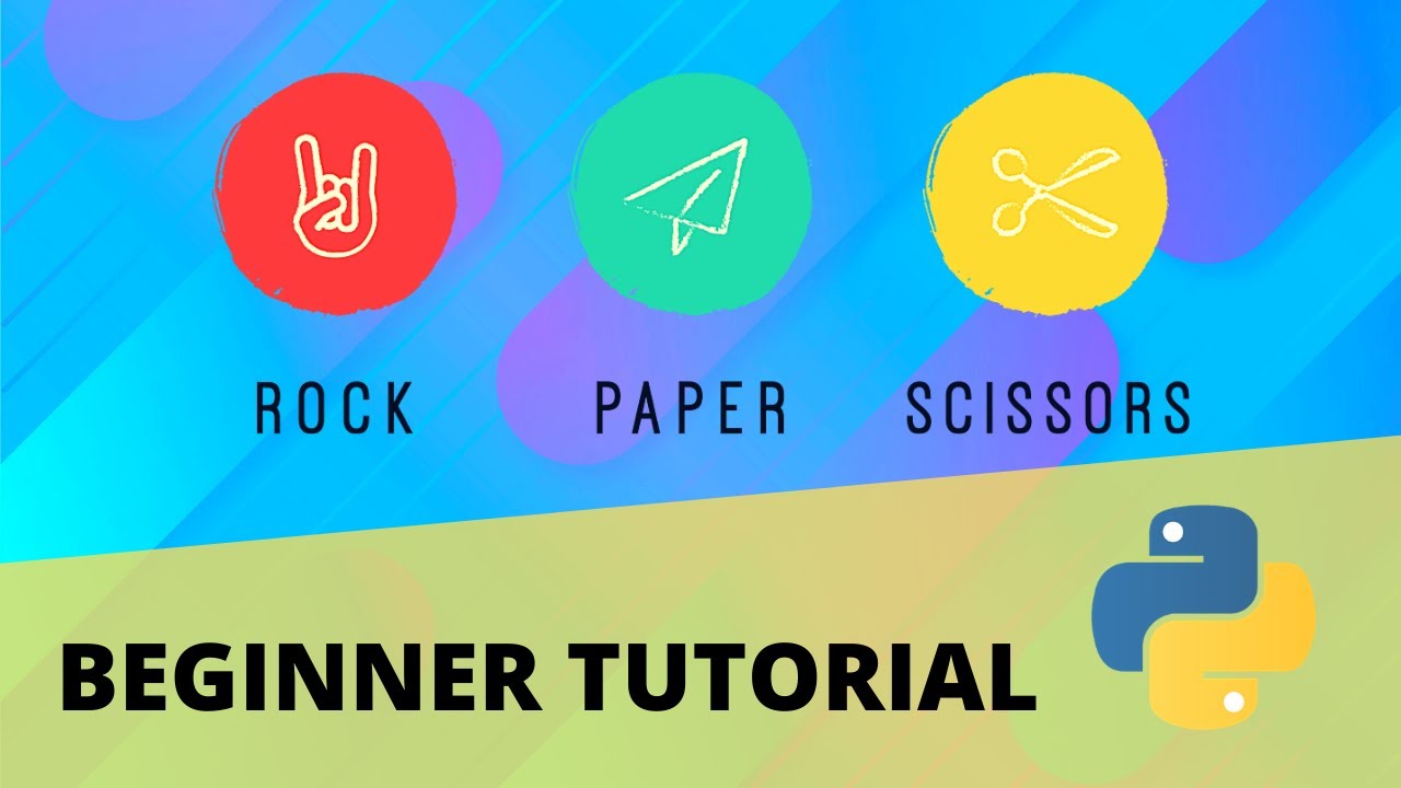 Rock Paper Scissors Python Game Tutorial Simple Python Projects Youtube