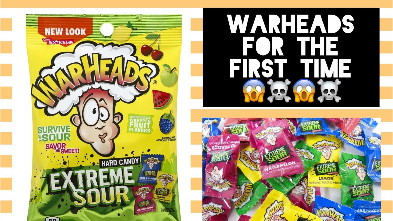 WARHEADS for the first time...!!! - YouTube