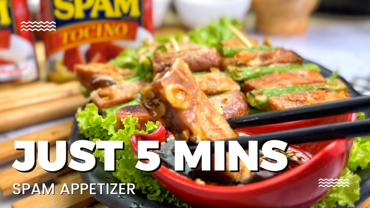 Easy Way to Prepare your Spam Appetizer - Spam Skewers - YouTube