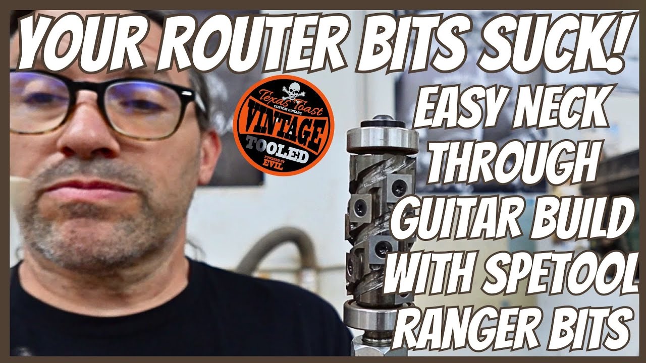 Easy Neck Through Guitar Build With SPETOOL Ranger Bits - YouTube