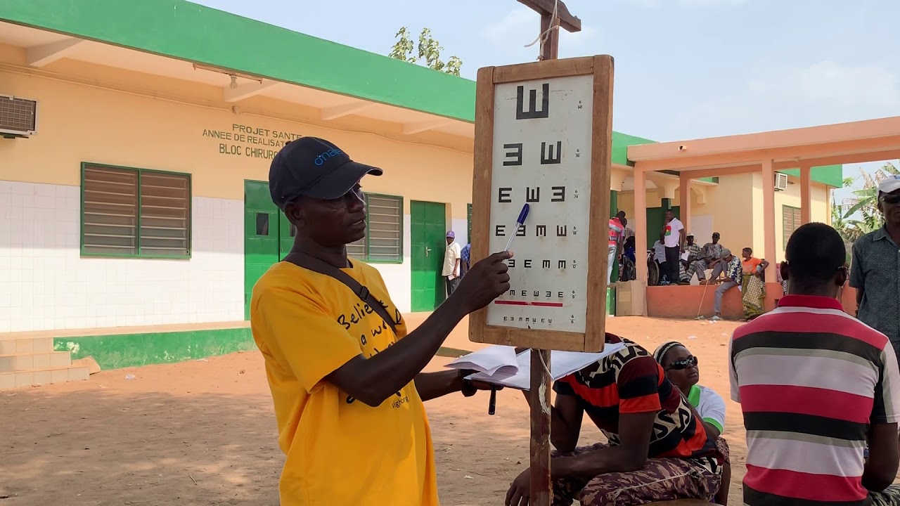 Outdoor Eye Chart Testing - 1 Week Post-Op - YouTube