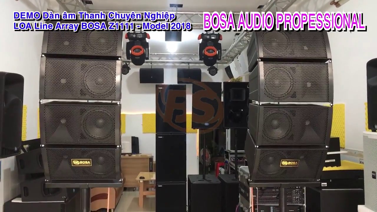 Dàn âm Thanh Line Array BOSA mini Z-1111 | Nhỏ Nhưng Có Võ | 0938641445 - YouTube