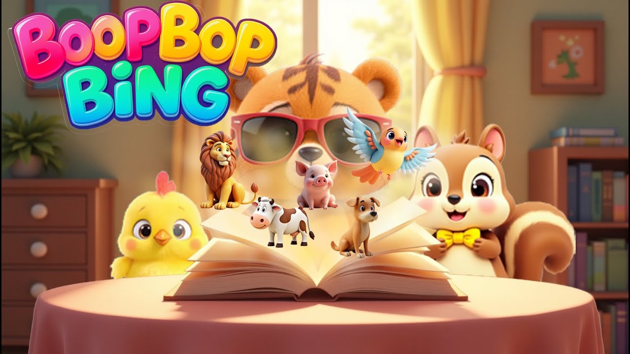 “Boom Boom Bang Bang Animal Dance Song | Animal Party Fun with ...