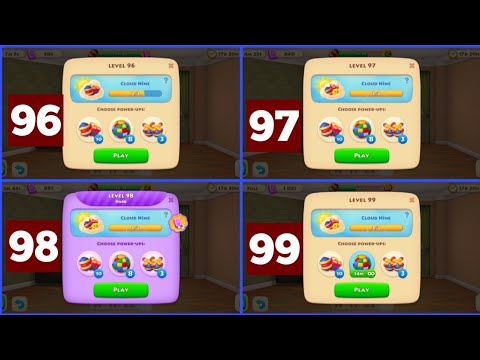 Township Colorful Puzzle Levels 96, 97, 98, 99 - YouTube