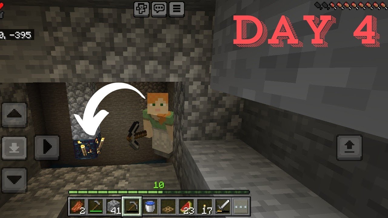 Minecraft | let's play | ep : 4 | Making a spider spawner - YouTube