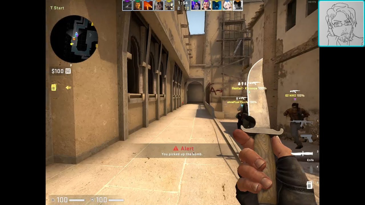 CSGO Competitive Gold Nova 3 Gameplay - YouTube