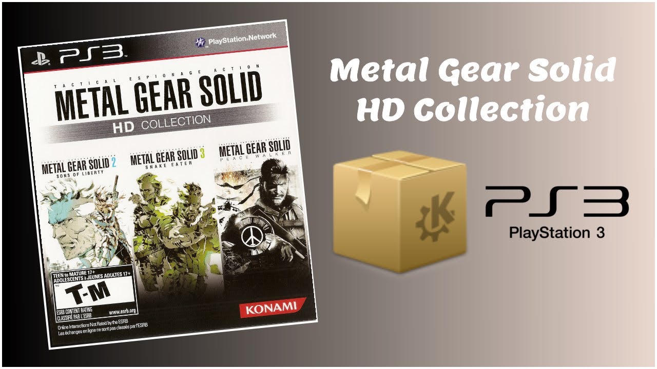Metal Gear Solid HD Collection PKG PS3 (Big File 4 GB+) - YouTube