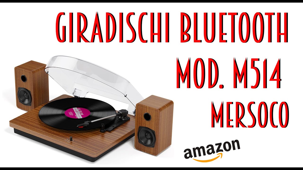 Recensioni veloci!!! #450 (giradischi bluetooth M514 - MERSOCO) - YouTube