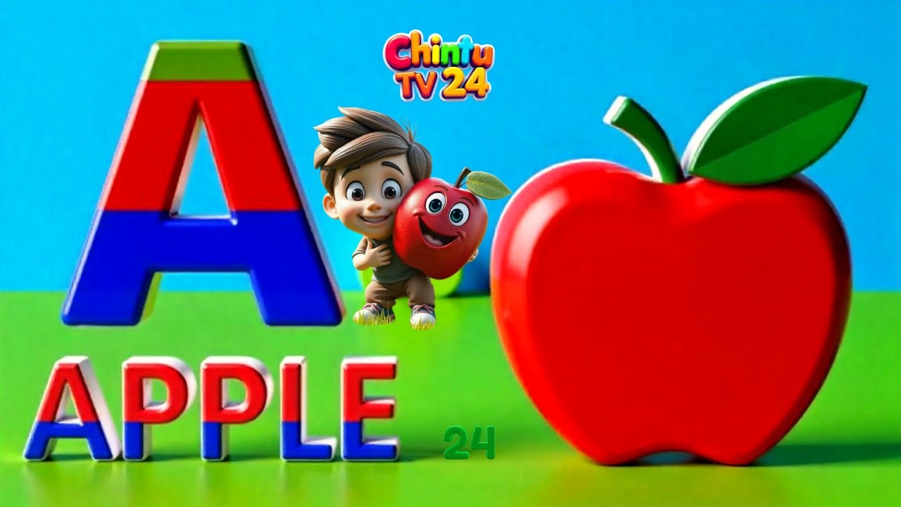 P for Parrot, Q for Queen, R for Rabbit | ABC Phonics Song | Chintu TV 24। #a_for_apple_b_for ...