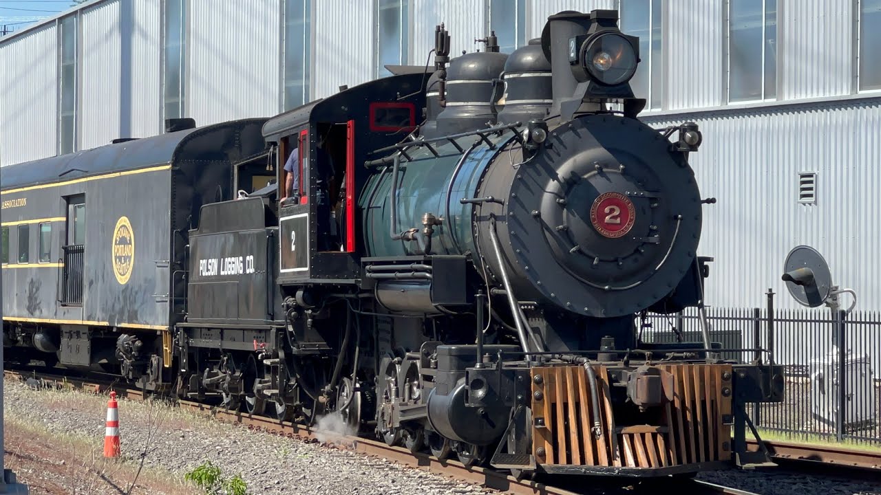 Polson Logging Co #2 on National Train Day 2023 - YouTube