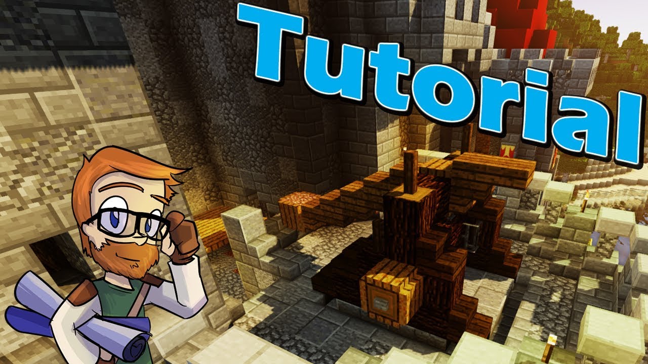 Vanilla Tutorial :: SUPER Simple Catapult :: Minecraft 1.12 tutorial ...