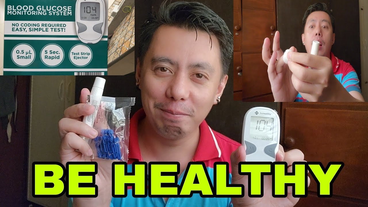NURSE DEMO & REVIEW: Be Healthy Glucometer Machine to monitor your ...