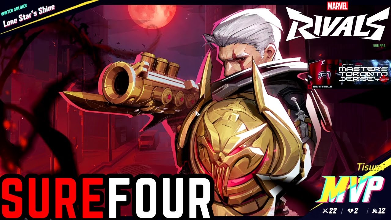 🦾 SUREFOUR MVP WINTER SOLDIER GAMEPLAY MARVEL RIVALS SEASON 3 - YouTube