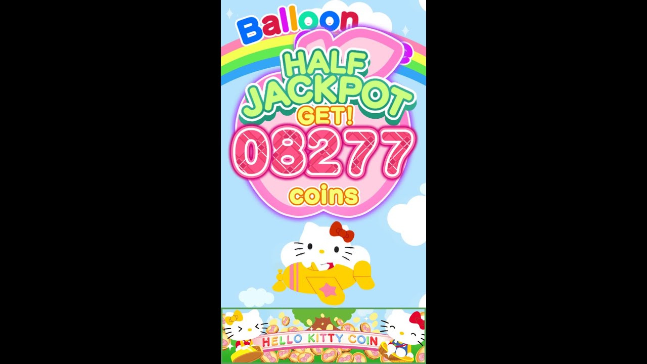 Hello Kitty Coin Dozer Game Multiple Jackpots; Over 35000 coins in one ...