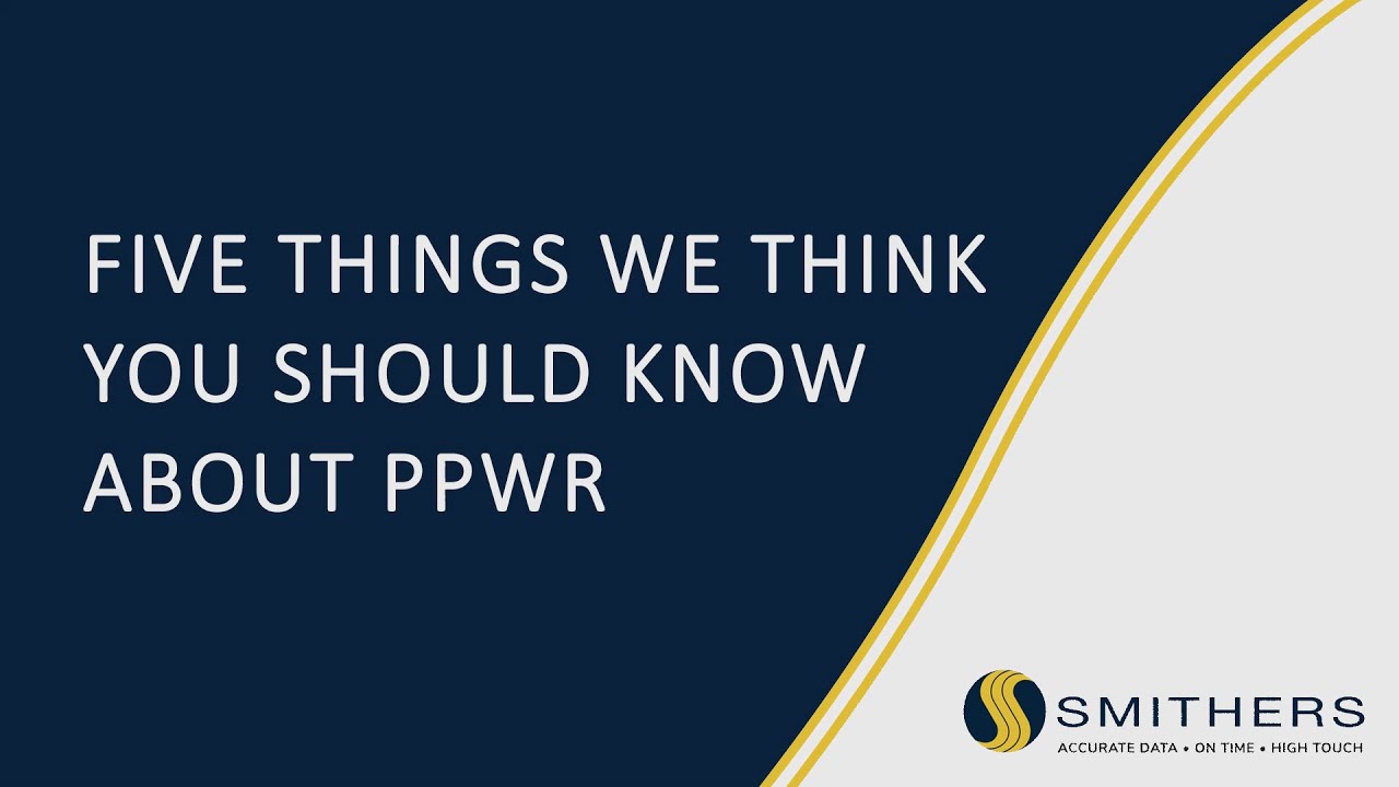 Five things you should know about the Packaging & Packaging Waste ...