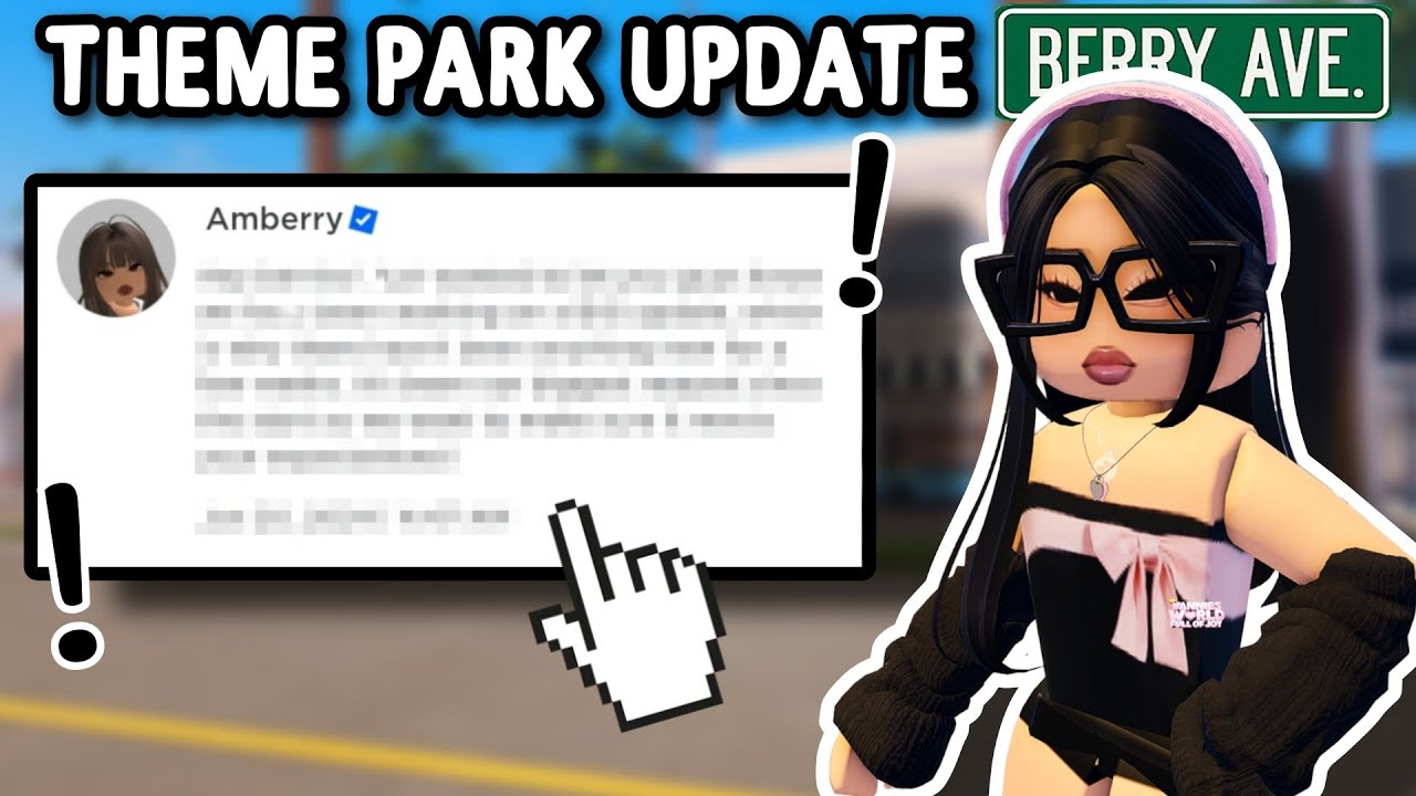 THEME PARK CONFIRMED FOR BERRY AVENUE?! 🎡🎢 - YouTube