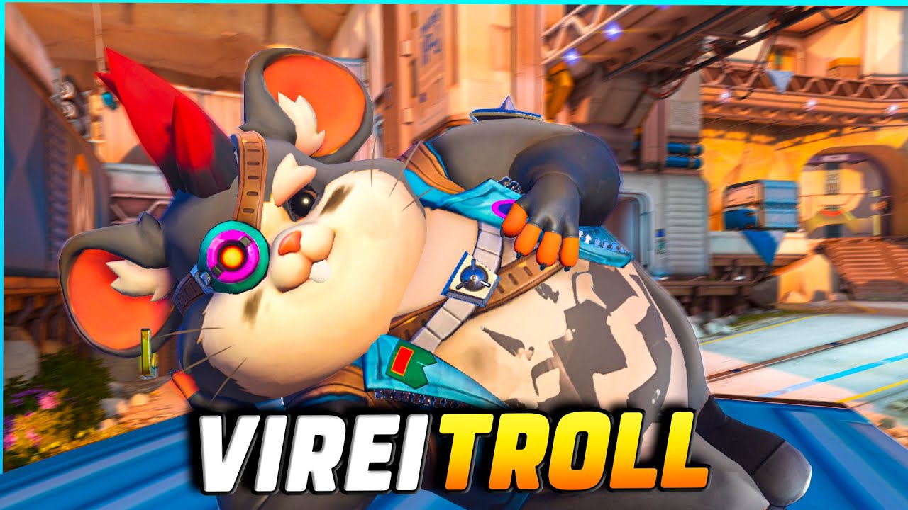 VIREI TROLL POR 1 DIA NO OVERWATCH 2 - YouTube