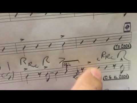 Dotted Note Drum Chart Figures - YouTube