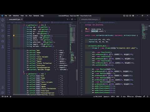 PBO S02 Eps02 Java Swing Label - YouTube