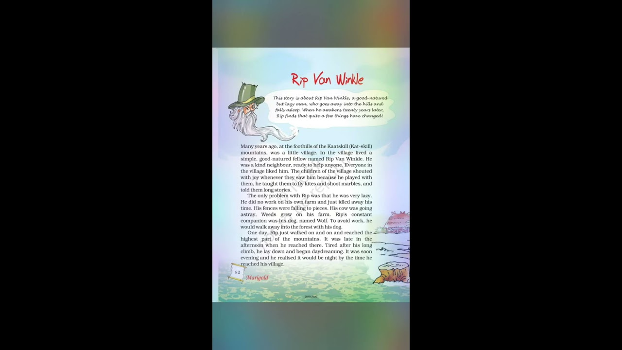 Lesson 5 Rip Van Winkle Class V NCERT english englishreader lesson-5-rip-van-winkle-class-v-ncert-english-englishreader