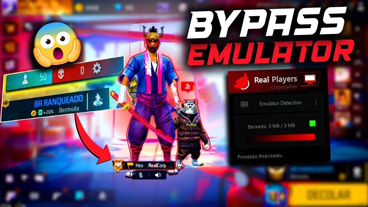 BYPASS EMULATOR - FREE FIRE BYPASS TOP 1 SAFE - YouTube