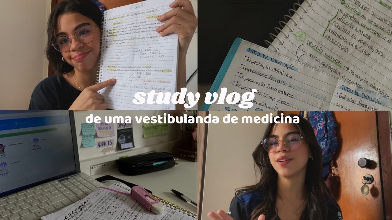 STUDY VLOG | três dias de estudos comigo, dicas, reflexões e como estou ...